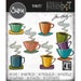 Papercut Cafe Tim Holtz Sizzix Thinlits Die Set 666287 - Etsy