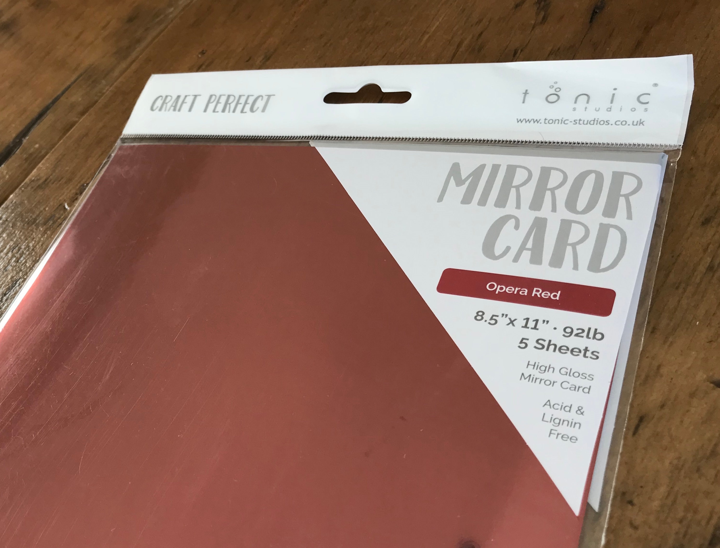 Craft Perfect Specialty Mirror Cardstock- Tonic Studios - Choose Your ...
