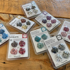 Wide Eyelets by We R Memory Keepers Multiple Color Options to Choose ...