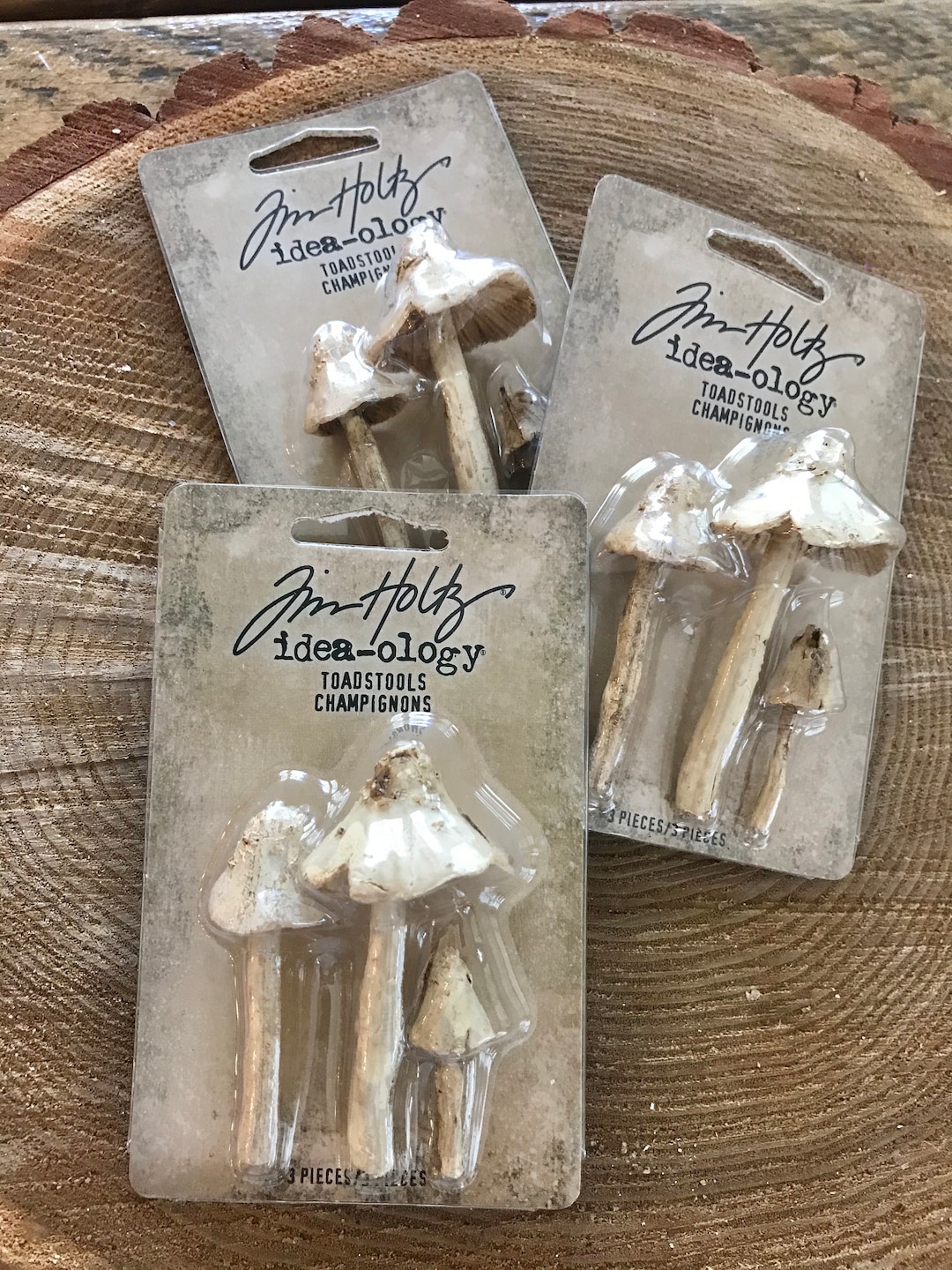 Toadstools Miniature Mushrooms Tim Holtz Idea Ology TH94082 - Etsy