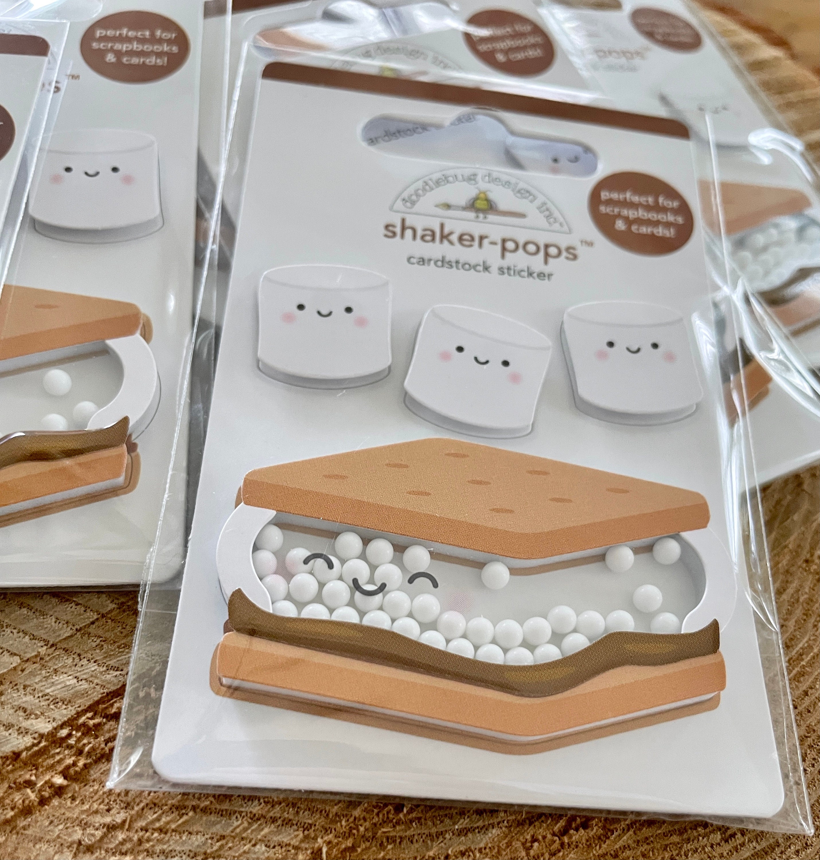 Smore Fun Shaker Pops Doodle Pop Doodlebug Design - Etsy