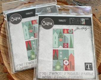 Paper Village Thinlits Die Set by Tim Holtz and Sizzix - Etsy