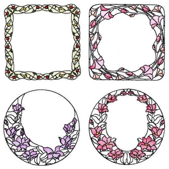 BFC1640 Stained Glass Borders Fun Set - Etsy
