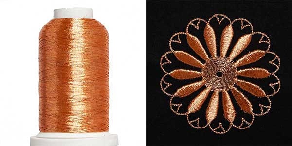 Metallic Machine Embroidery Thread Set - Etsy