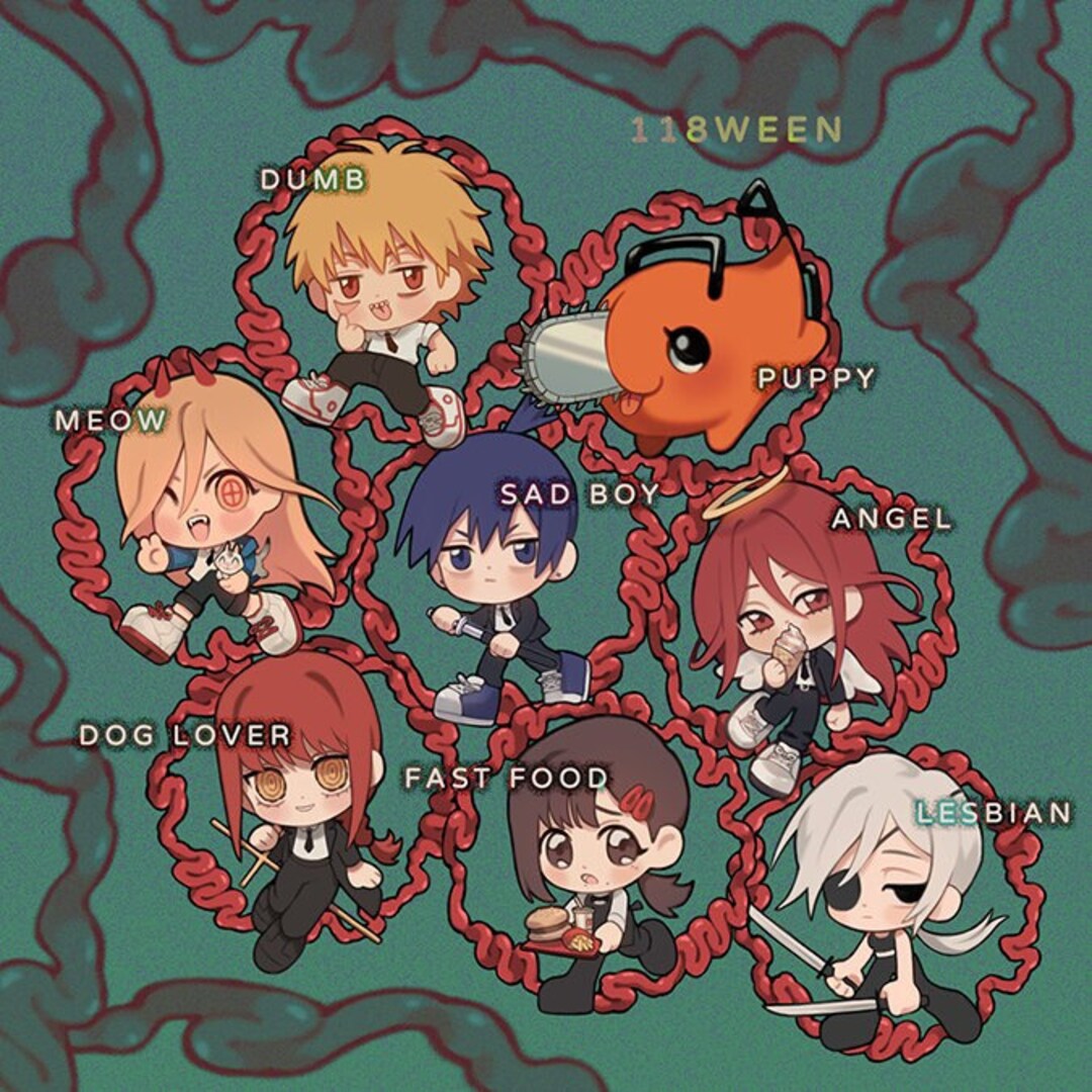 Devil Hunters Guts Ring Charms Keychains - Etsy