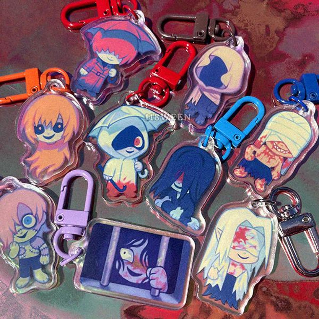 Homicipher Mini Character Acrylic Keychain Charm - Etsy