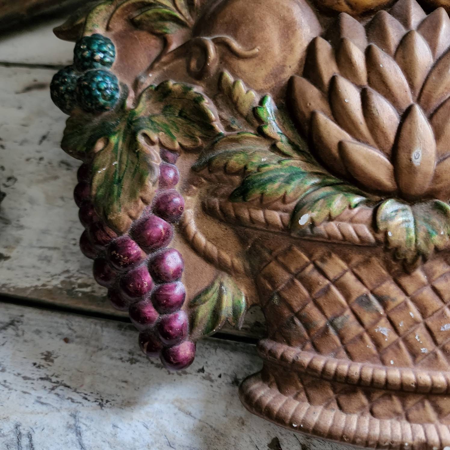 Vintage Chalkware / Vintage Wall Decor / Vintage Home / - Etsy