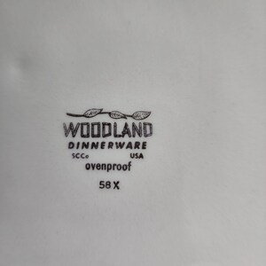 1958 / Woodland / Vintage Salem / Salem / Plates / Boho / Mid Century ...