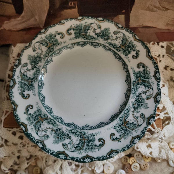 Green Transferware - Etsy