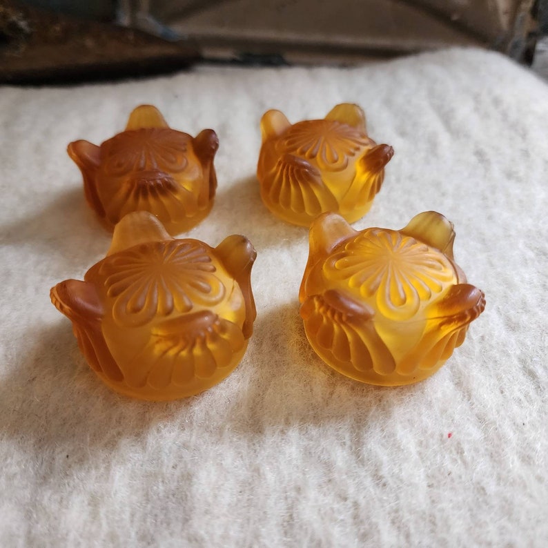 Vintage Salt Dips / Antique Salt Dips / Antique Glass / - Etsy