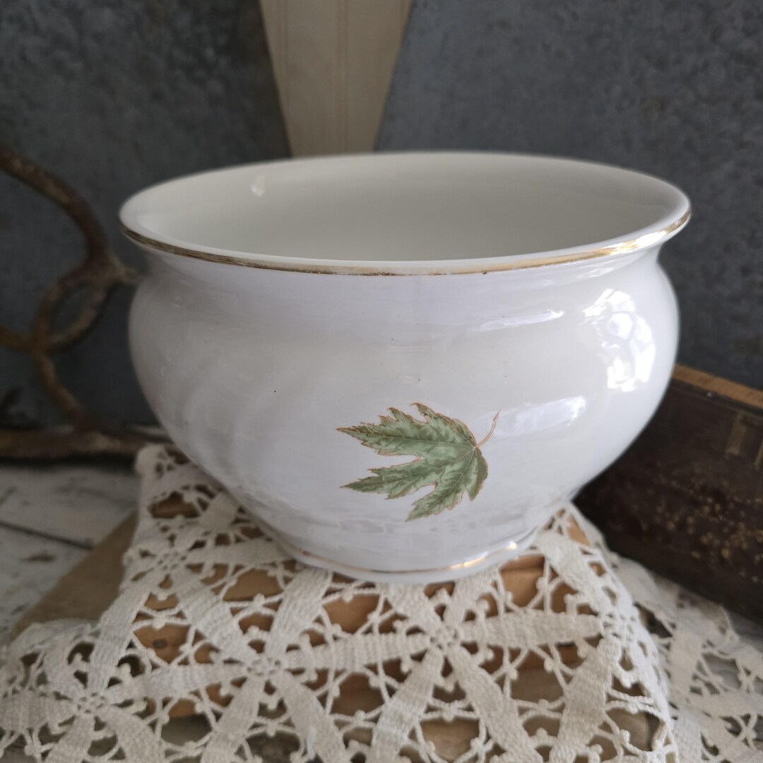 Maddocks Works / Lamberton / Maple / Vintage Ironstone Chamberpot ...