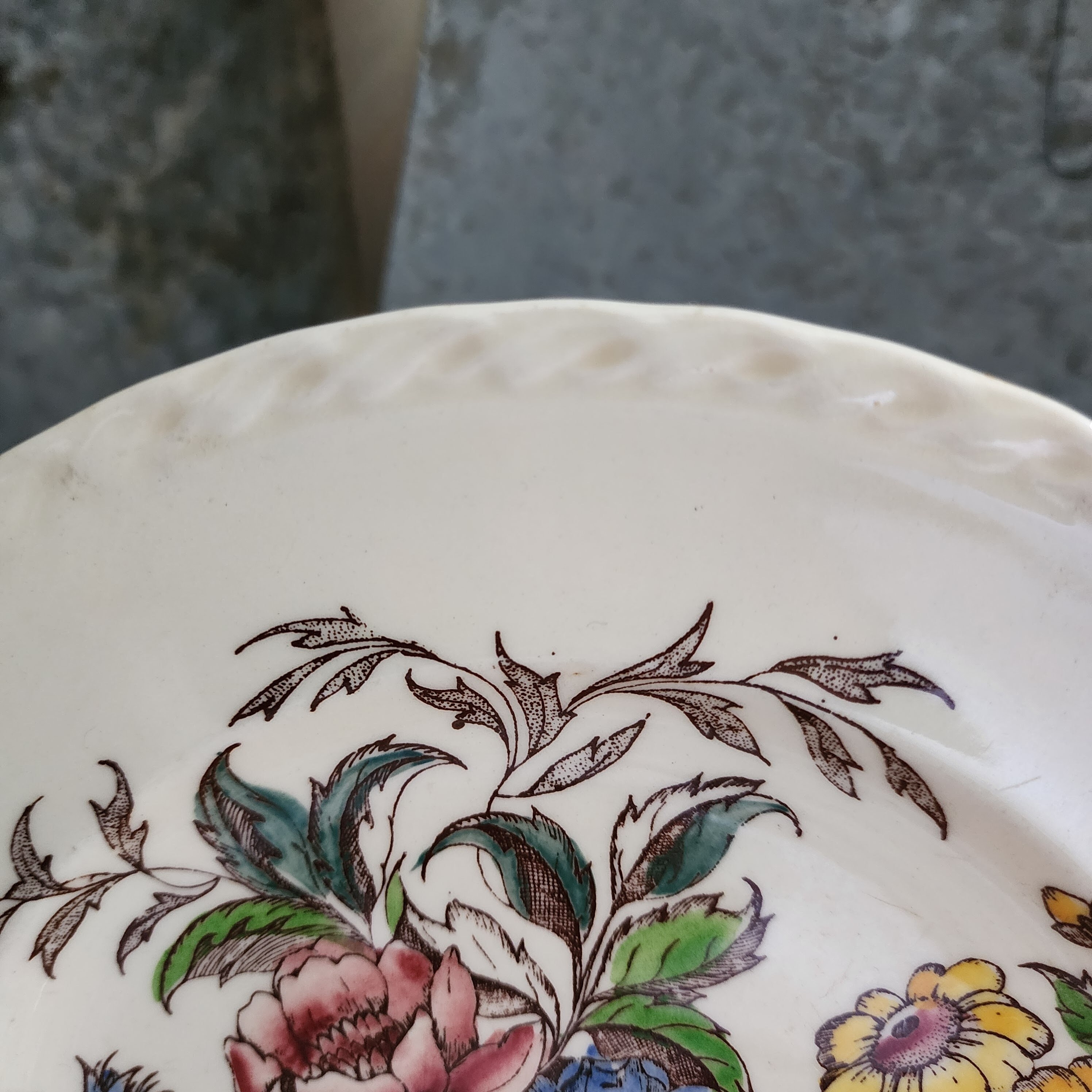 Vintage Vernon Kilns Platter: Mayflower Pattern California Pottery - Etsy