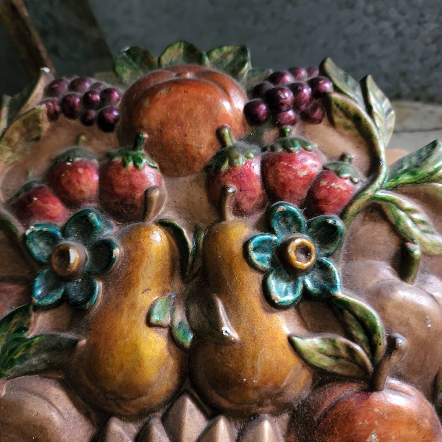 Vintage Chalkware / Vintage Wall Decor / Vintage Home / - Etsy