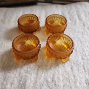 Vintage Salt Dips / Antique Salt Dips / Antique Glass / Vintage Glass ...
