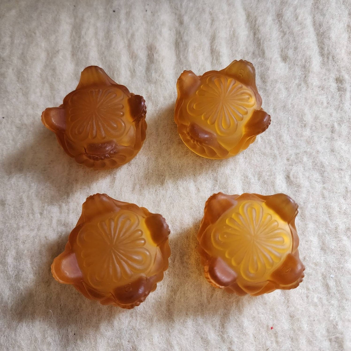 Vintage Salt Dips / Antique Salt Dips / Antique Glass / - Etsy