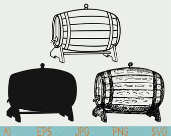 Barrel svg | Etsy