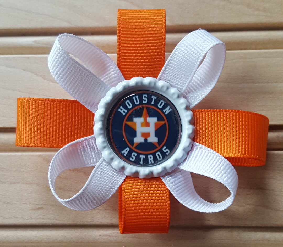 Houston Astros Hair Bow - Etsy