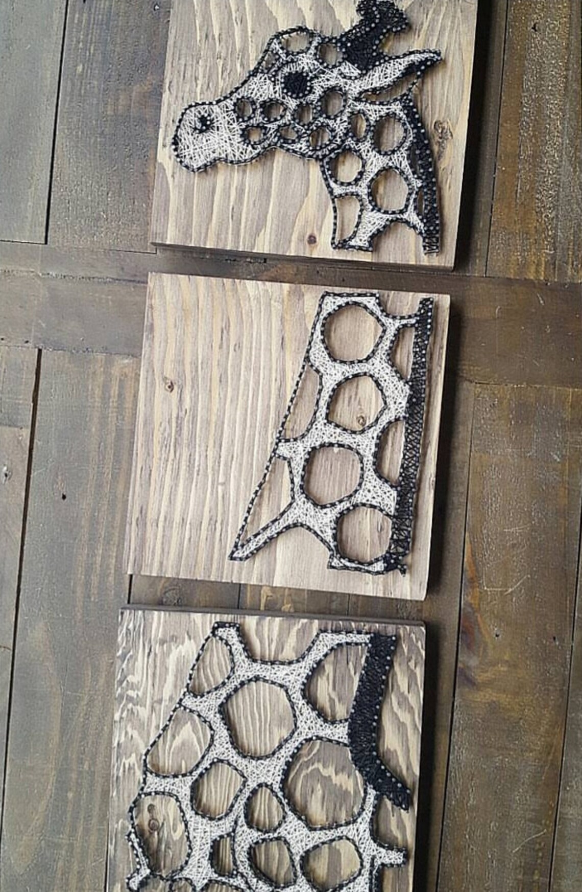 3 Piece Giraffe String Art - Etsy Canada