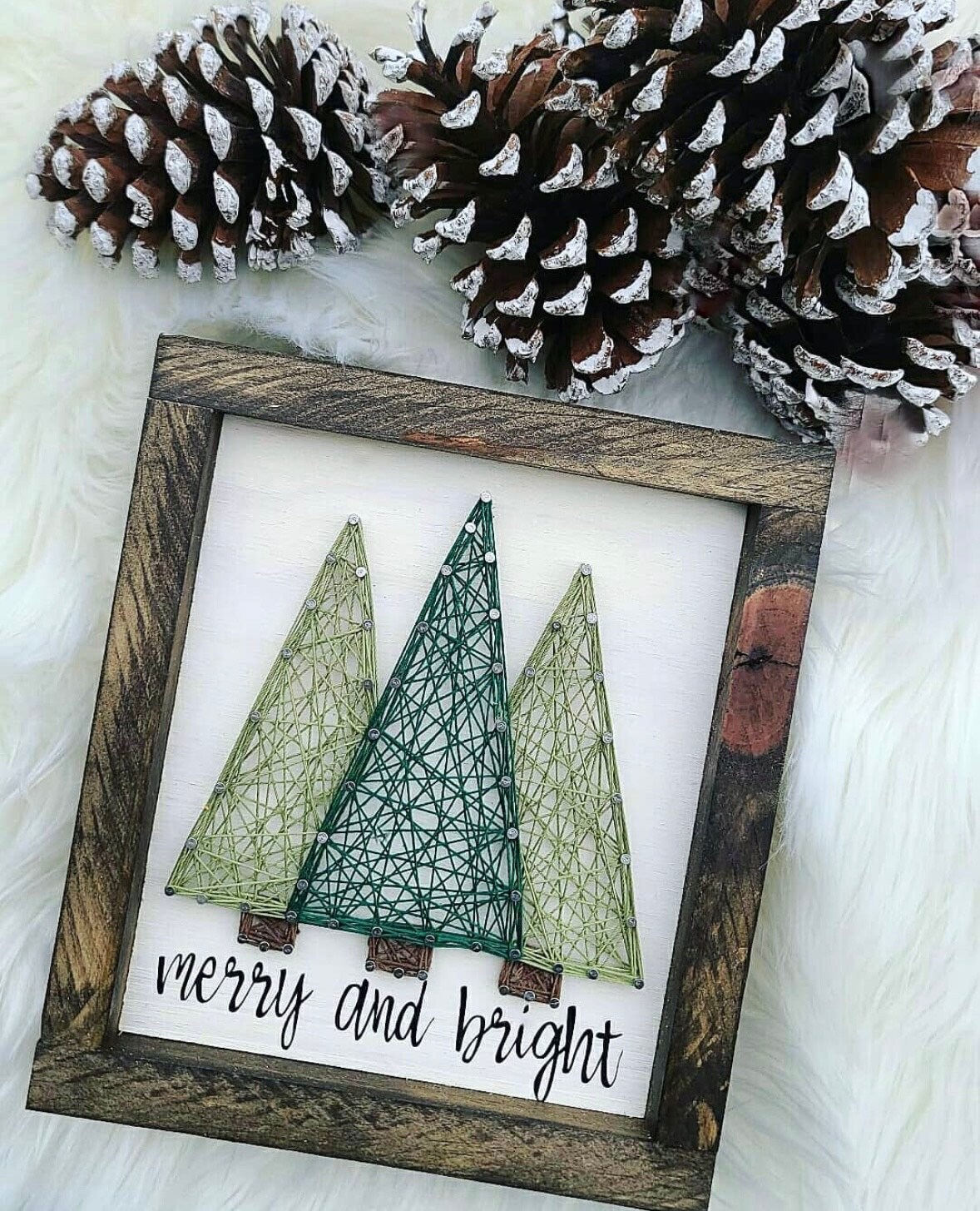 DIY Christmas String Art Kits - Etsy