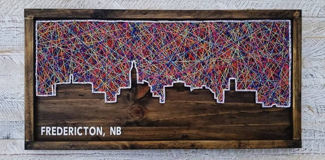 City Skyline String Art - Etsy