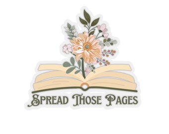 Spread Those Pages Sticker - Etsy