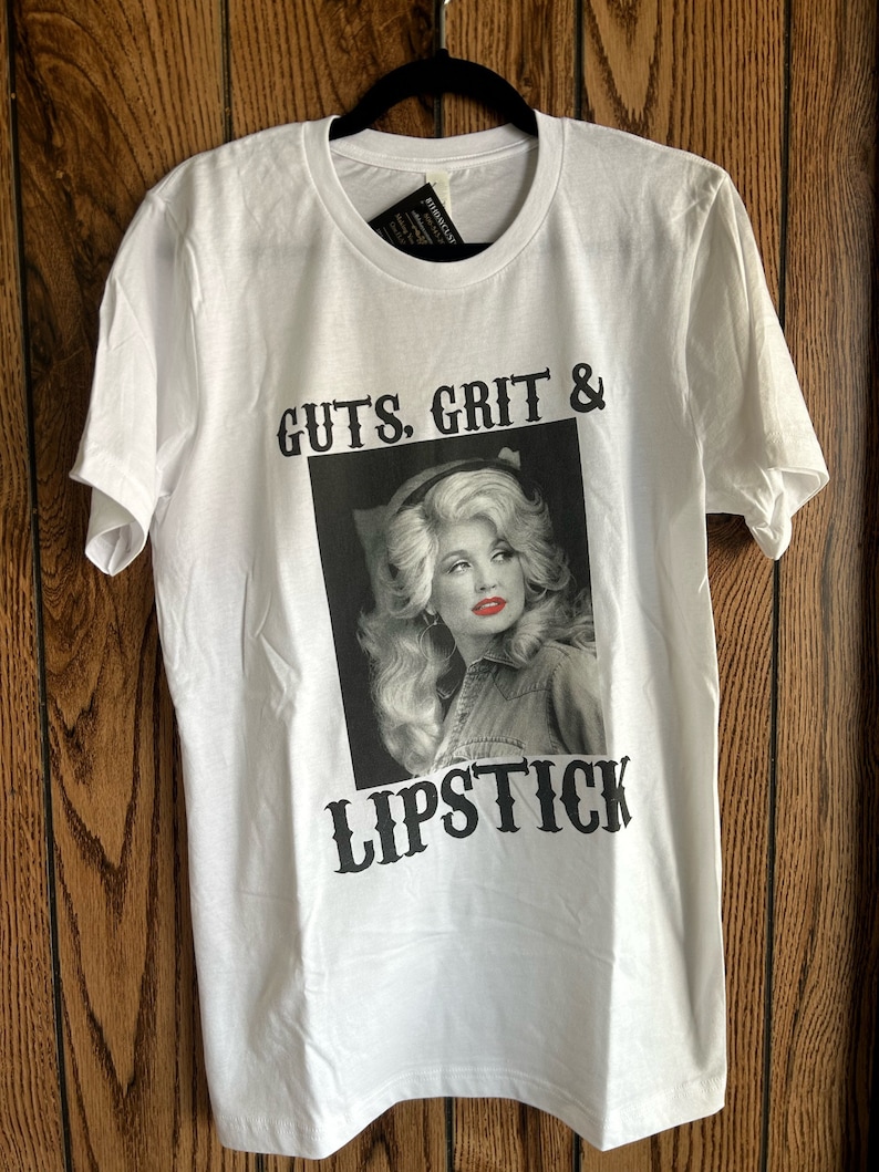 Guts, Grit, and Lipstick Tee - Etsy