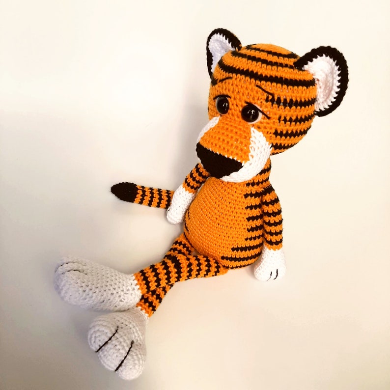 Delightful Tiger Crochet PATTERN Download: Amigurumi DIY Tutorial - Etsy