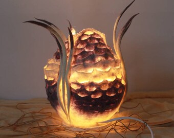 One of a Kind Felted Lamp. Wool Lamp Night Light. Gifts for | Etsy