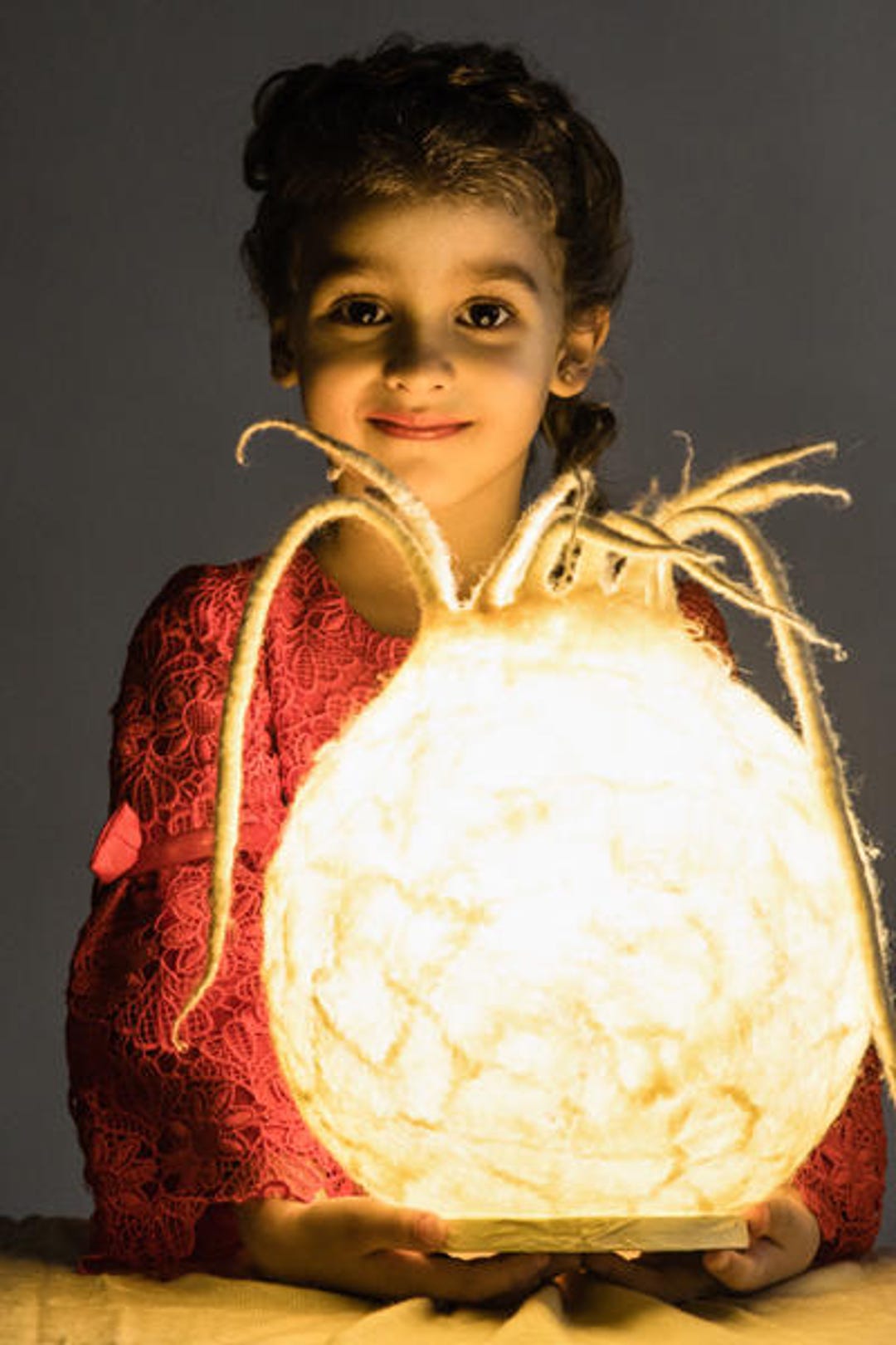 One of a Kind, Felted Lamp. Wool Lamp, Night Light. Gifts for Her ...
