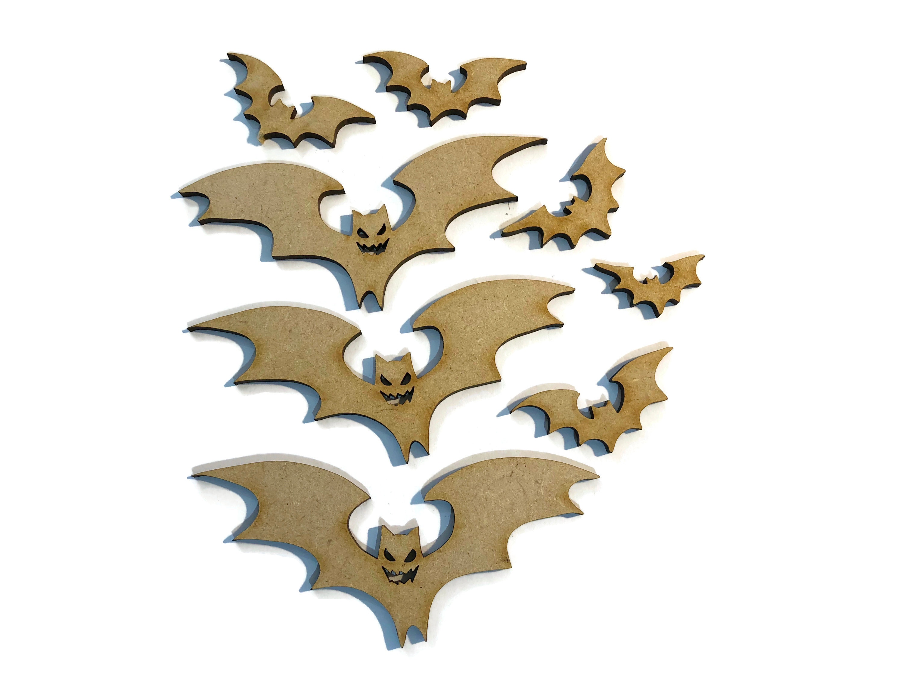 22 Laser Cut Halloween MDF Cut Out Shapes for Crafts Plaques - Etsy UK