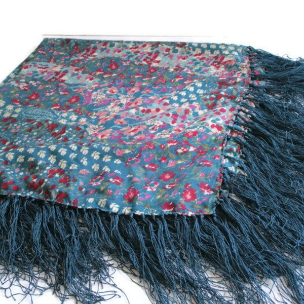 Teal Blue Scarf - Etsy