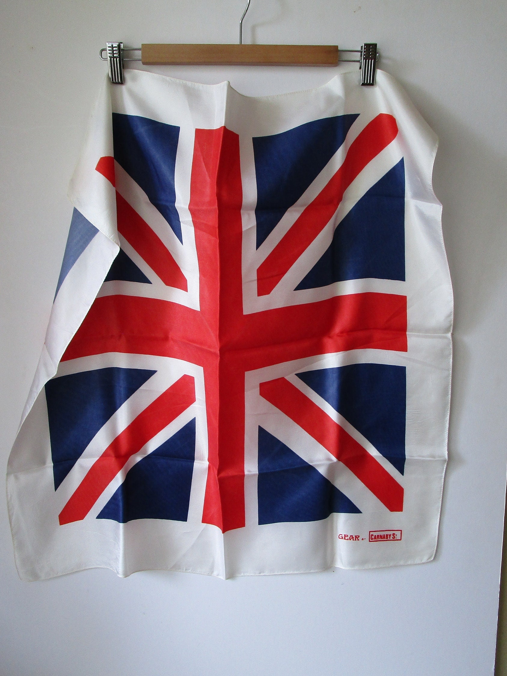 England UK Union Jack Print Vintage Scarf Polyester Square - Etsy UK