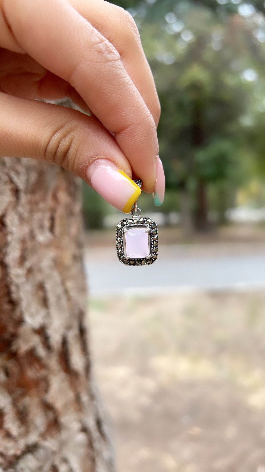Rose Quartz Marcasite Ring: Sterling Silver 925 Armenian Jewelry - Etsy