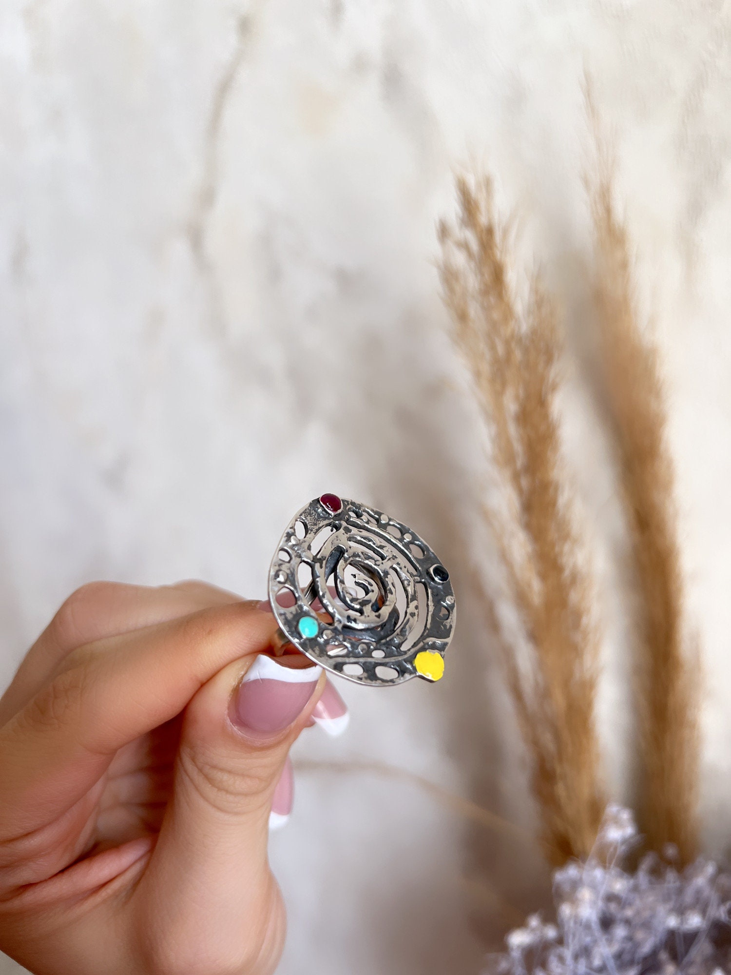 Extra Large Round Jewellery Set STERLING SILVER 925 solar System ...