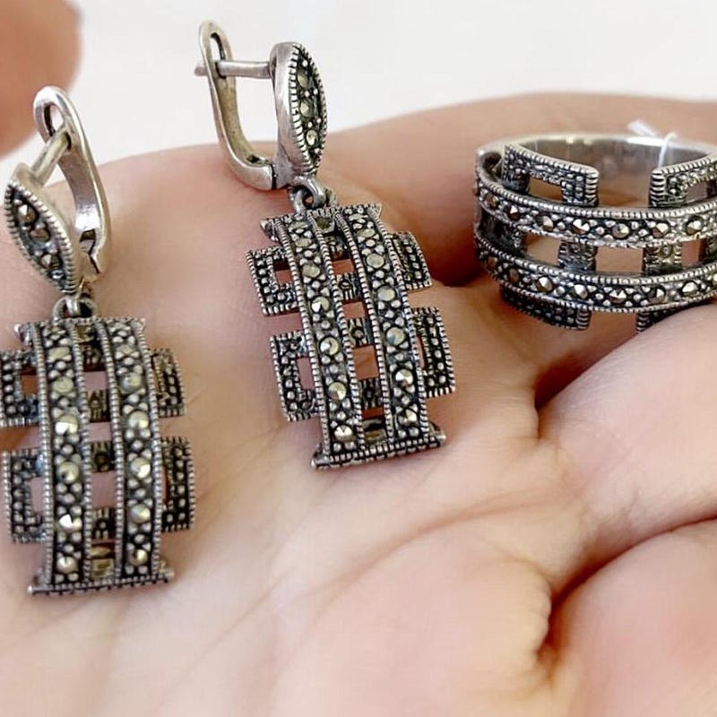 Marcasite Jewelry - Etsy