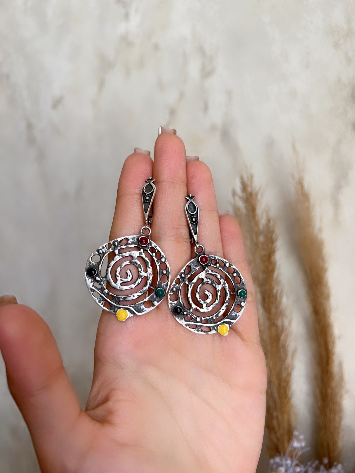 Extra Large Round Jewellery Set STERLING SILVER 925 solar System ...