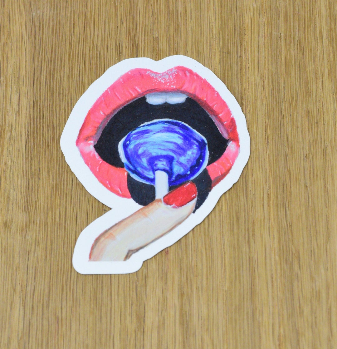 Seductive Sucker Lollipop Vinyl Sticker. the Perfect Sticker - Etsy