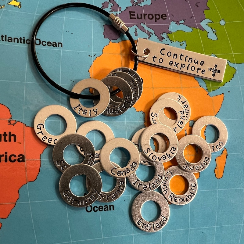 Travel Keychain - Etsy