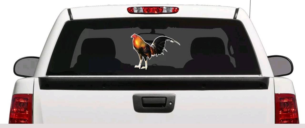 Business & Industrial Agriculture & Forestry Gamefowl decal truck car ...