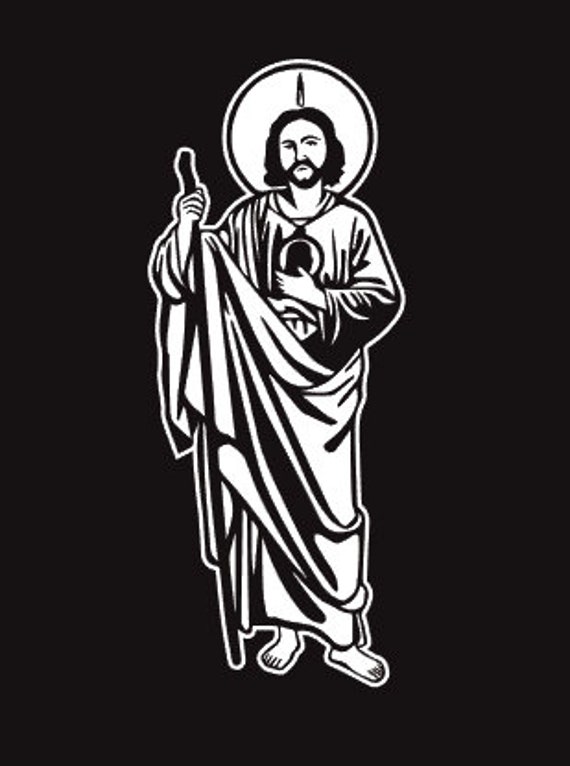 St Jude Decal Sticker Car Decal Window Laptop San Judas Saint - Etsy