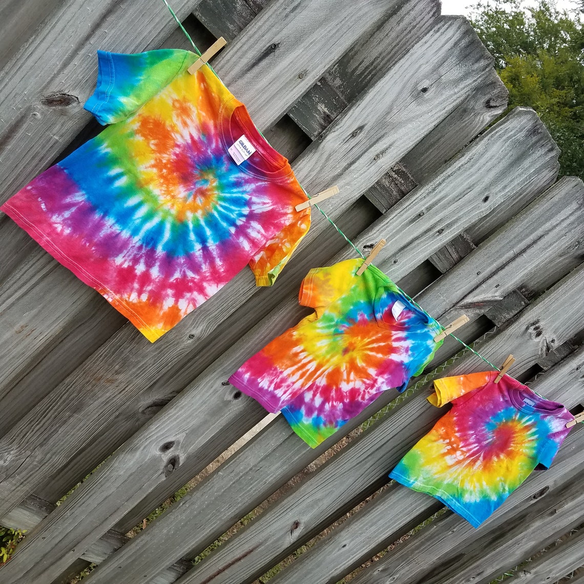 Rainbow Spiral Tie-dye Shirt Toddler V-neck Sized 4 - Etsy