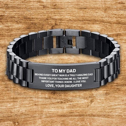 Father Daughter Bracelet Fathers Day Gift Dad Bracelet Dad | Etsy