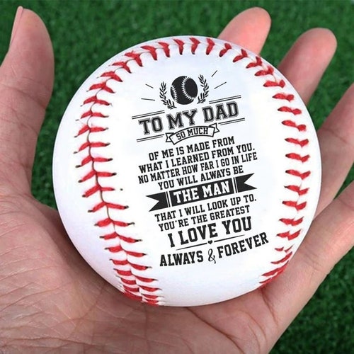 Baseball Fathers Day Gift for Dad Gift From Kids to Dad - Etsy