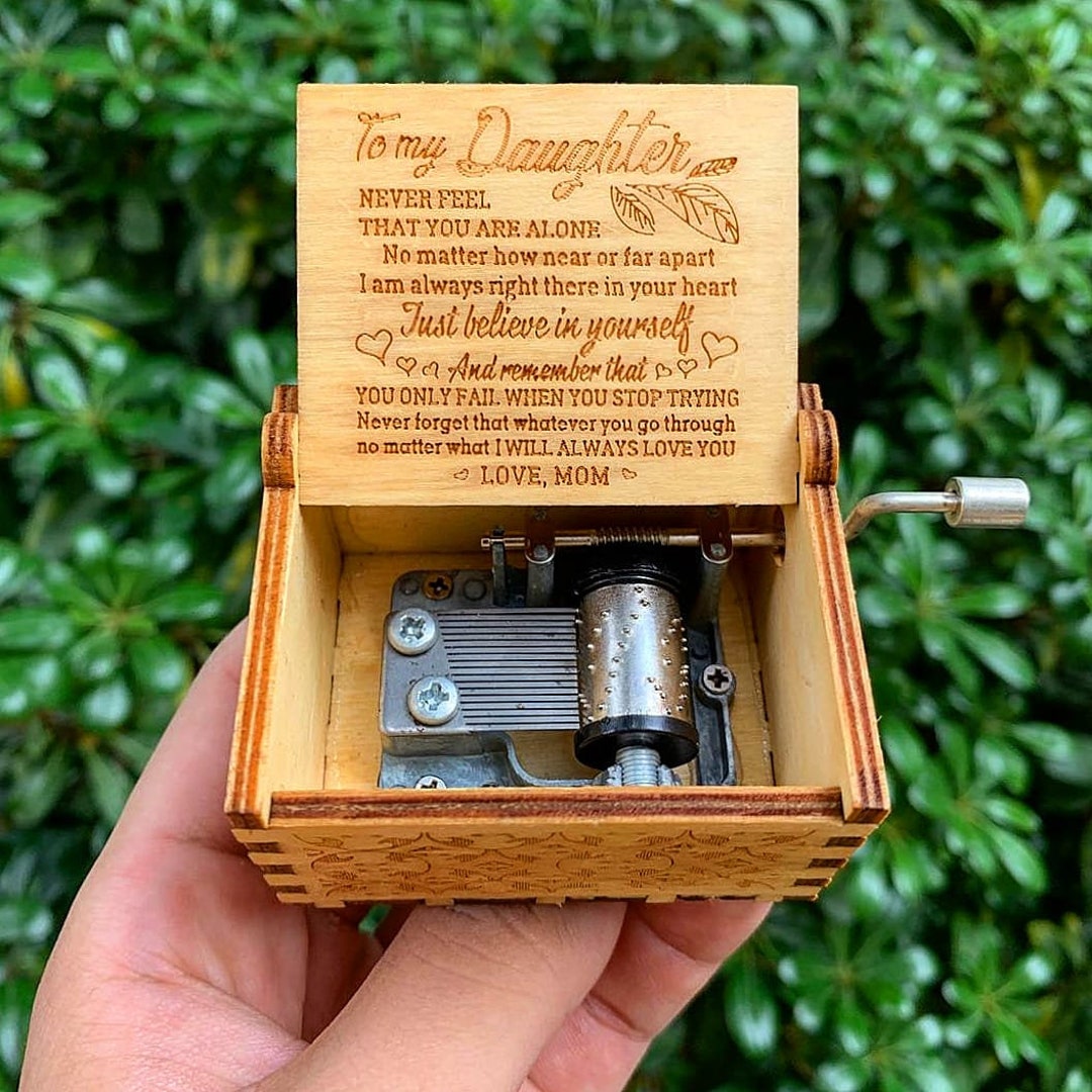 Daughter From Mom Music Box Gift Just Believe in Yourself - Etsy