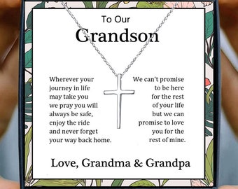 Grandson Cross Necklace - Etsy