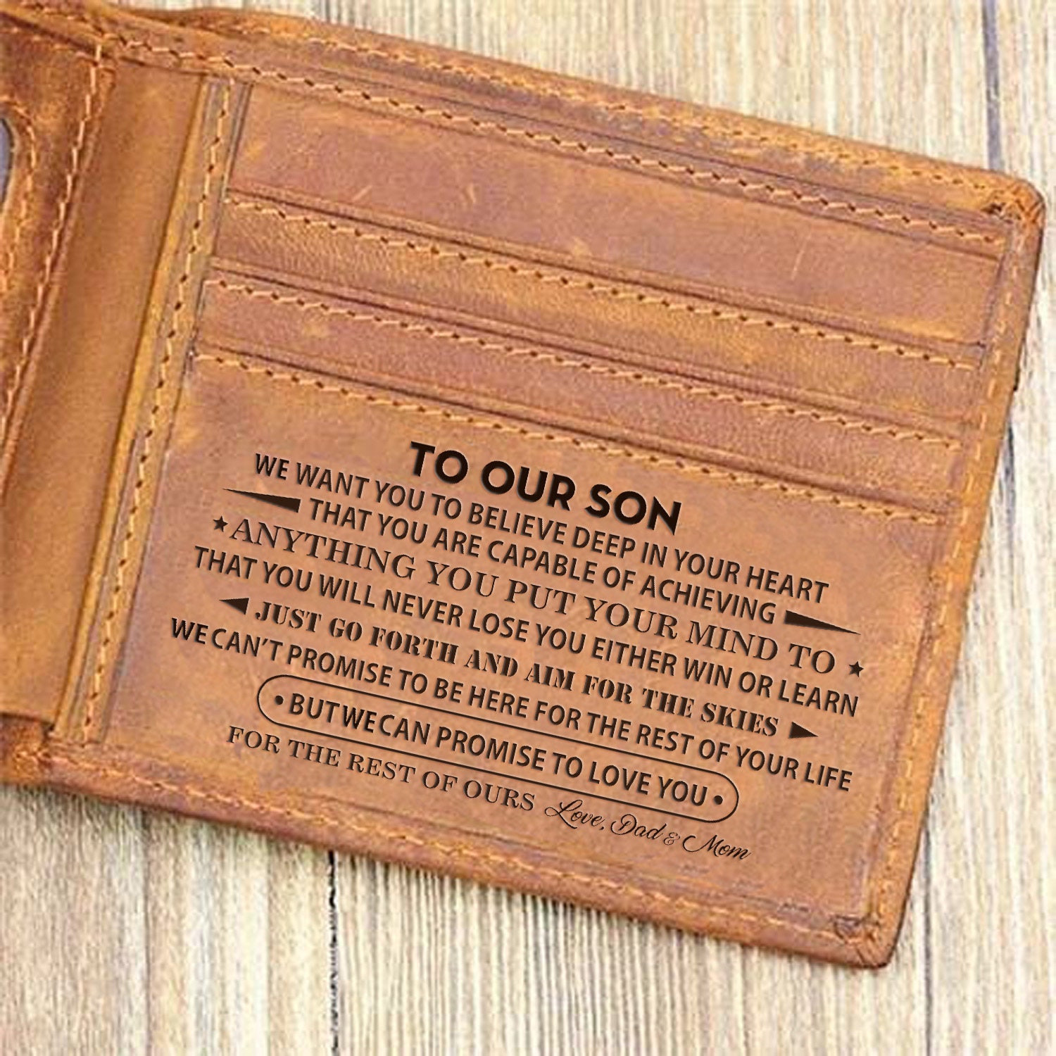 To OUR Son Wallet Gift From Mom & Dad Wallet For Son 2021 | Etsy To OUR Son Wallet Gift From Mom & Dad Wallet For Son 2021 | Etsy