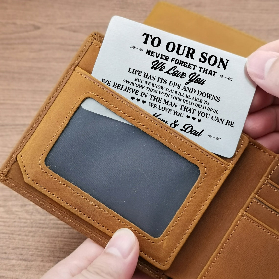 Son Wallet Gift From Mom Dad to Our Son Wallet Gift Leather - Etsy Son Wallet Gift From Mom Dad to Our Son Wallet Gift Leather - Etsy