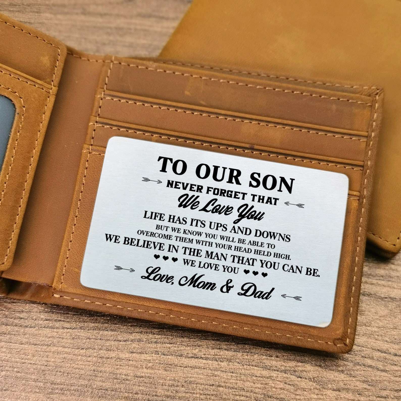 Son Wallet Gift From Mom Dad to Our Son Wallet Gift Leather - Etsy Son Wallet Gift From Mom Dad to Our Son Wallet Gift Leather - Etsy
