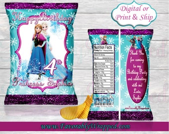 Frozen chip bag | Etsy