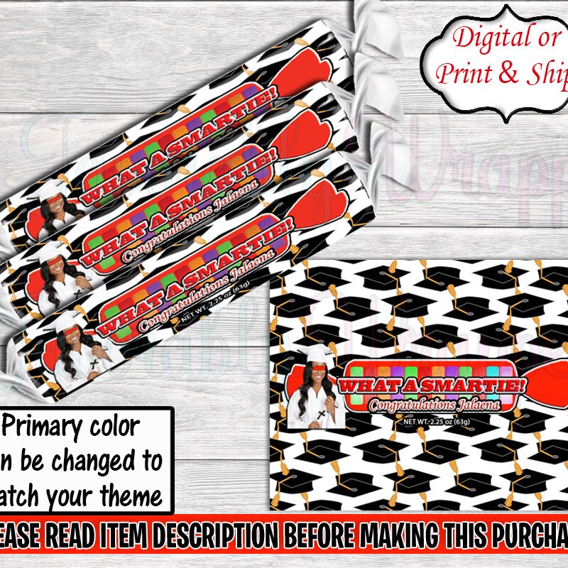 Graduation Candy Labels - Etsy
